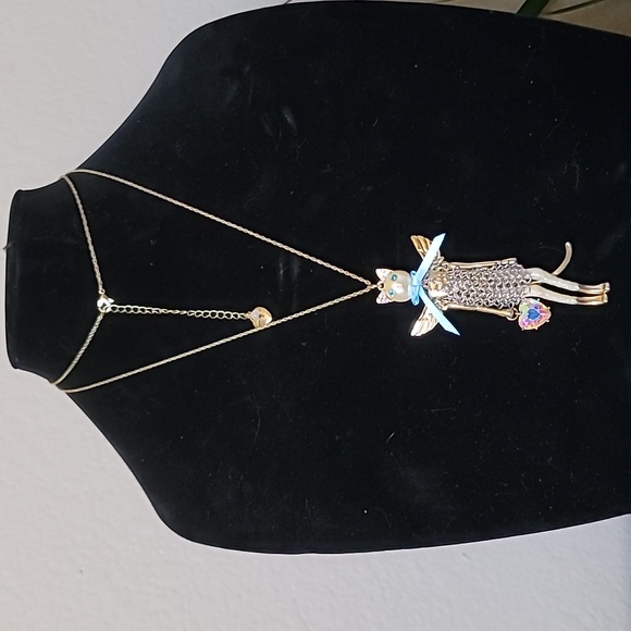 Betsey Johnson | Jewelry | Betsey Johnson Celestial Starlet Angel Kitty ...